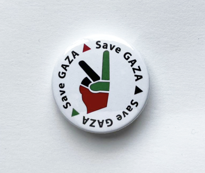 Free Palestine Badge - Save Gaza Peace sign – Genius Juniors Children's ...
